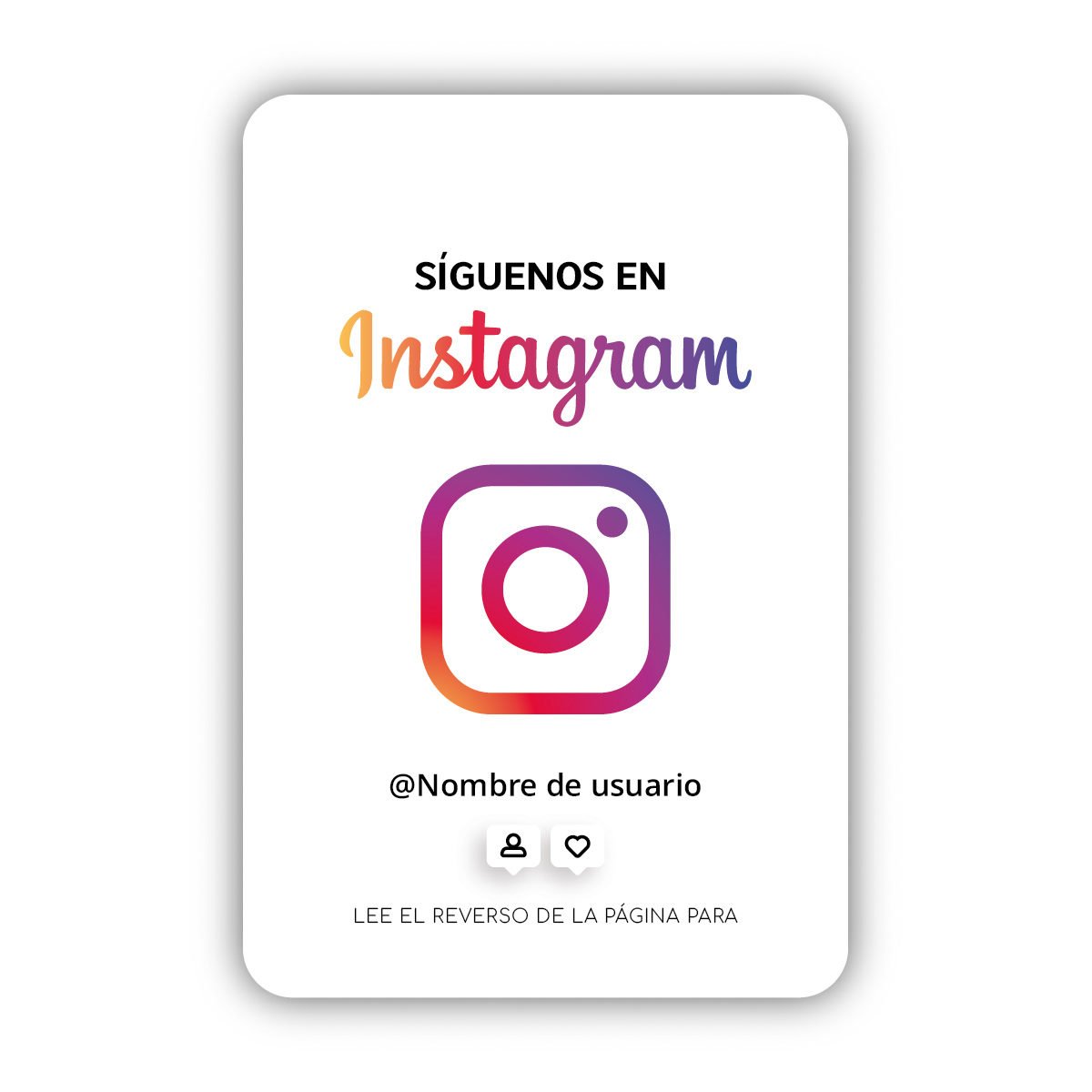 Síguenos en Instagram Sticker Square | truzzer Síguenos en Instagram Sticker Square | truzzer