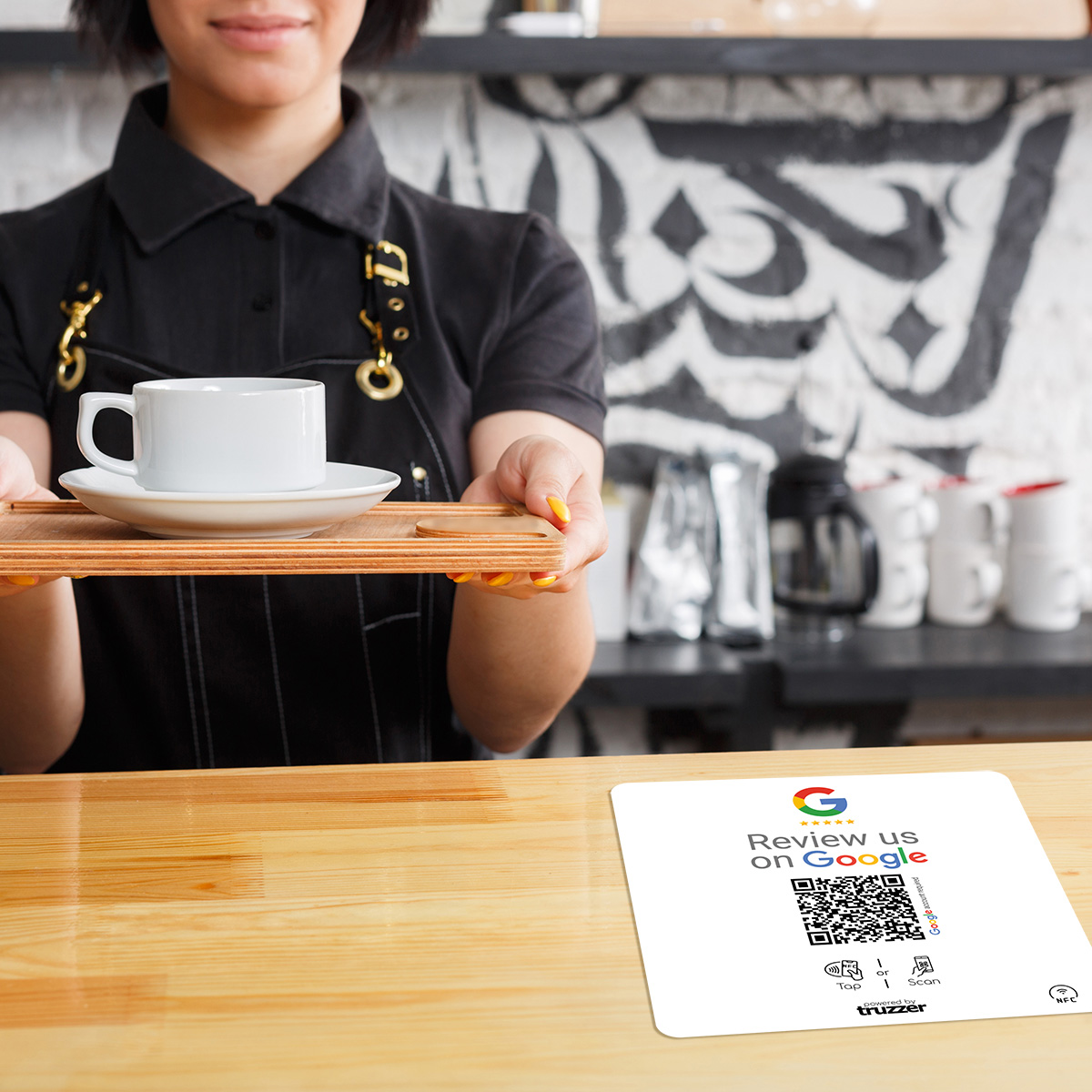 Google review NFC sticker | truzzer Google review NFC sticker | truzzer