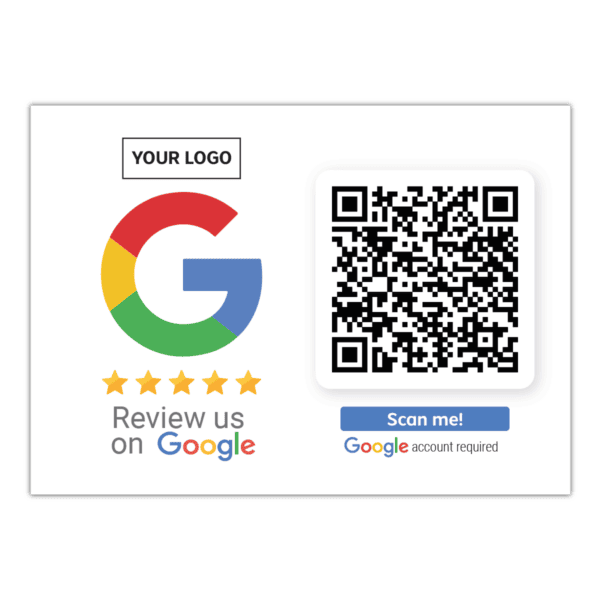 Review us on Tripadvisor sticker with QR code r... | truzzer